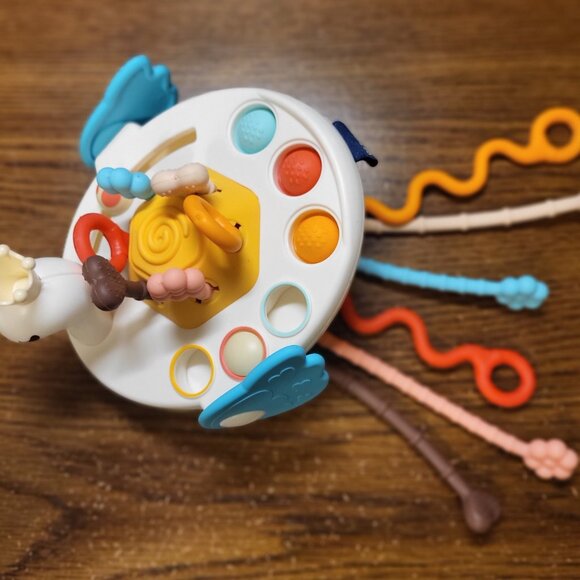 Montessori | Toys | Montessori Toys Baby Sensory Swan Shaped Pull ...